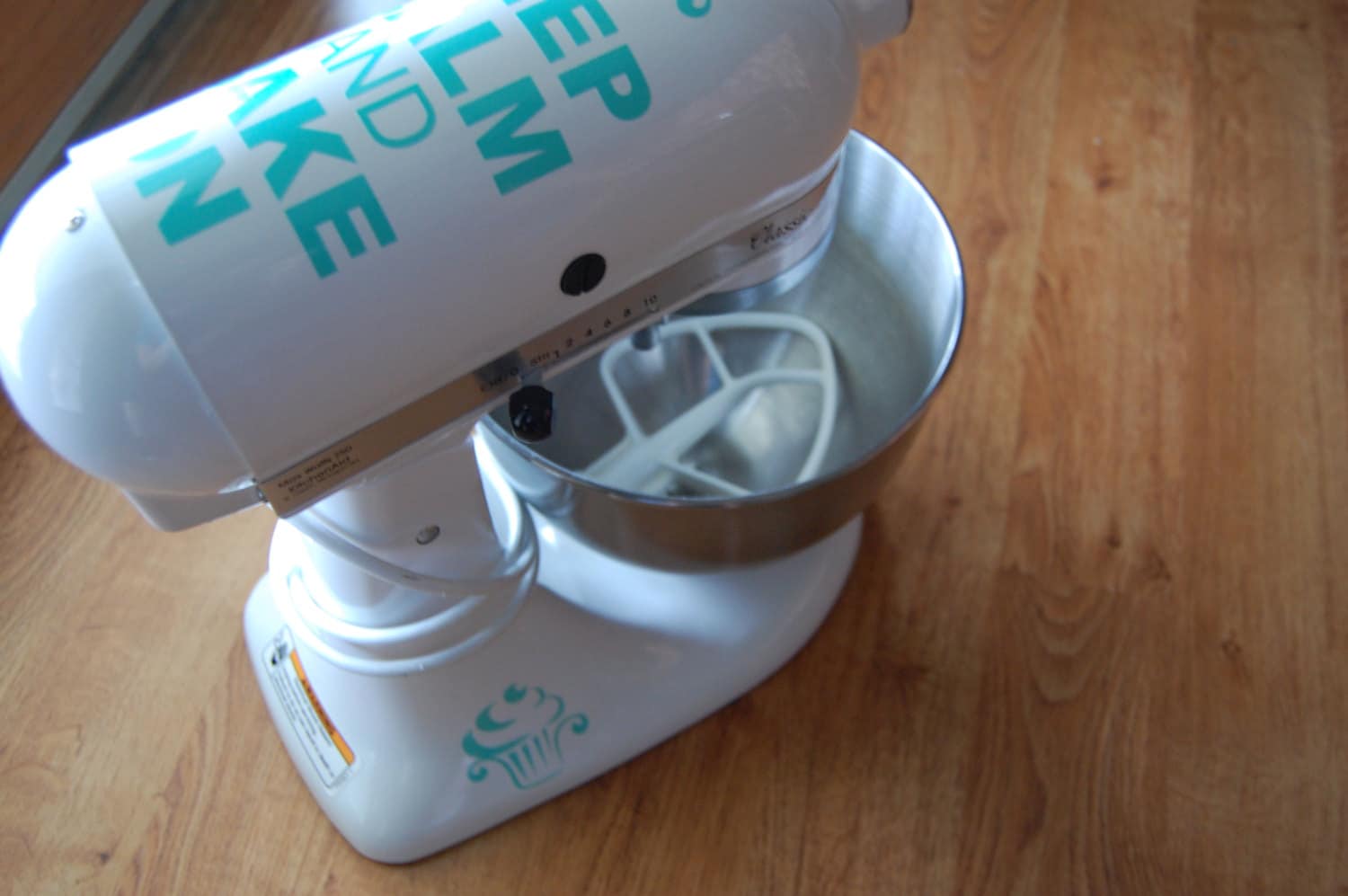Keep Calm and Bake on Mixer Decals - Etsy