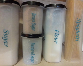 Tupperware Canister - Etsy