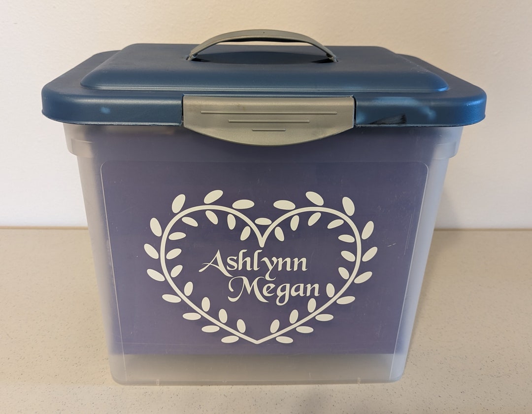 Milestone Memory Keepsake Box Name Decal (decal ONLY) - Etsy