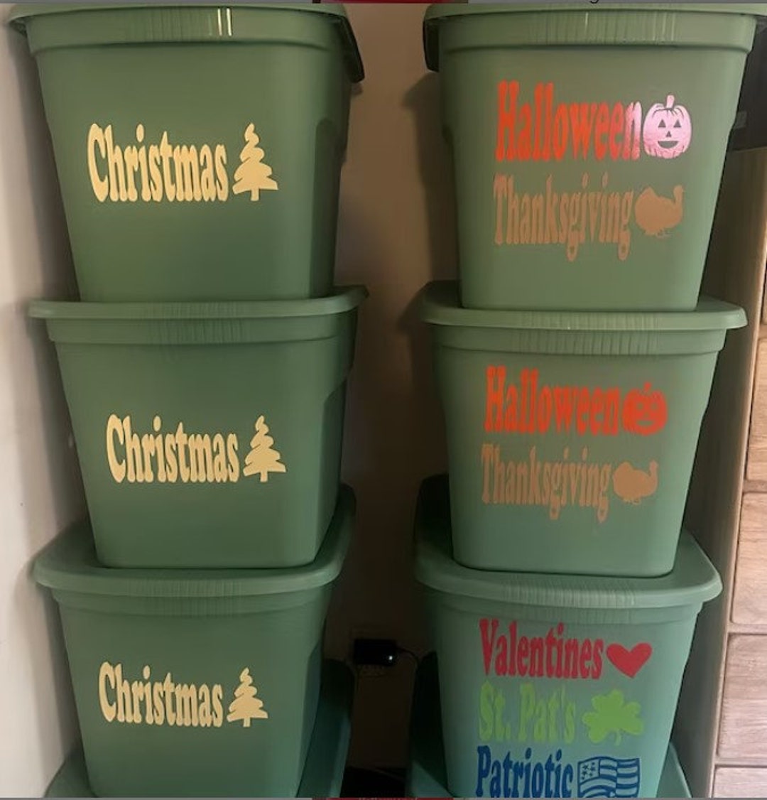 LARGE Storage Label for Organization (decal ONLY) - Etsy