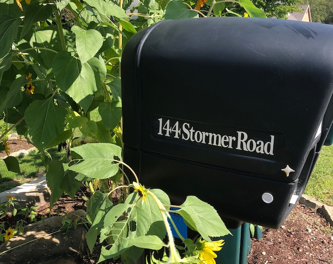 Custom Address Decal decal Only - Etsy