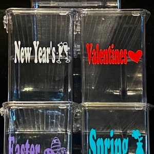 SMALL Storage Label or Decal for Holiday Storage and Pet Food decal ...