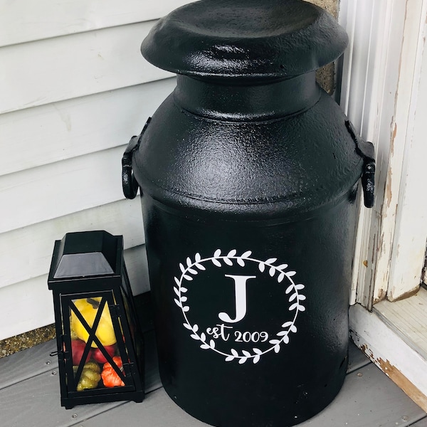Milk Can Decal - Etsy