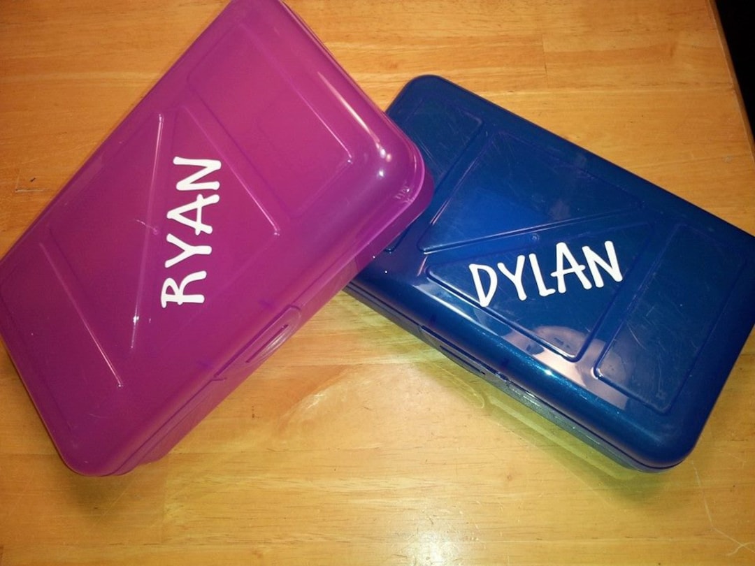 Back to School Decal for Your Child's School Box Any Name/subject Color ...