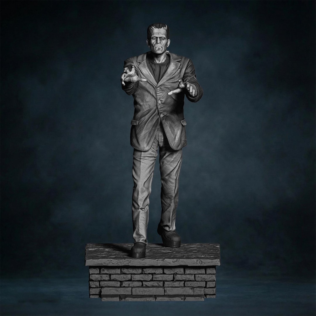 Reanimated Gothic Monster Statue | Classic Horror Figure | STL 3D PRINT ...