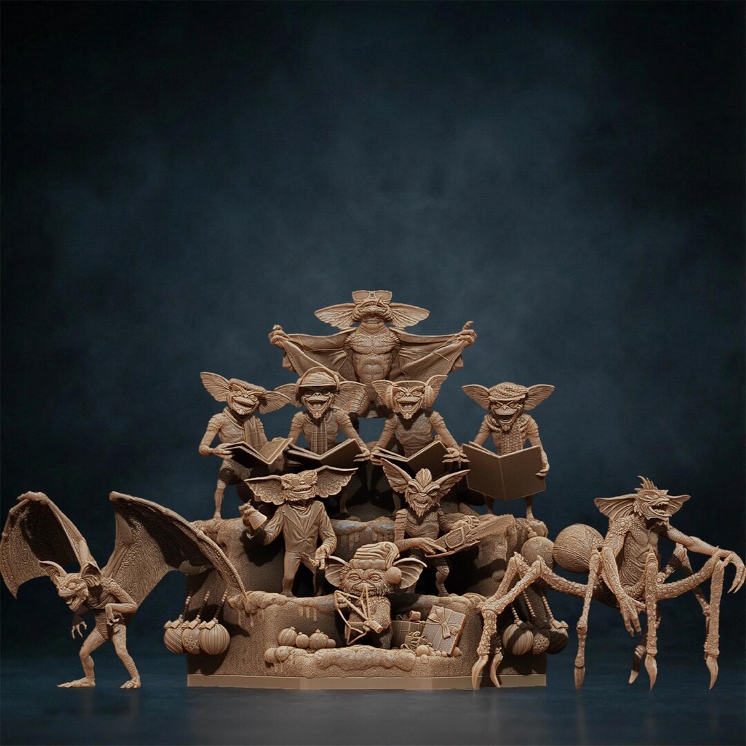 Mischief Critters Diorama (complete) | Horror Comedy Scene | STL 3D ...