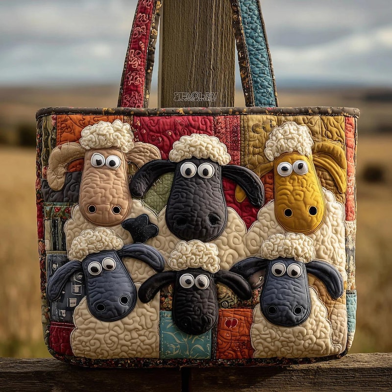 Schaf quilt tasche - Etsy.de