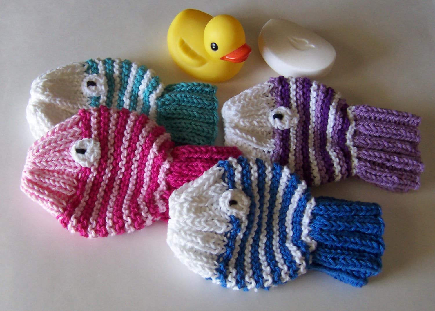 Tropical Fish Knitting Pattern DIY Instructions 2 - Etsy