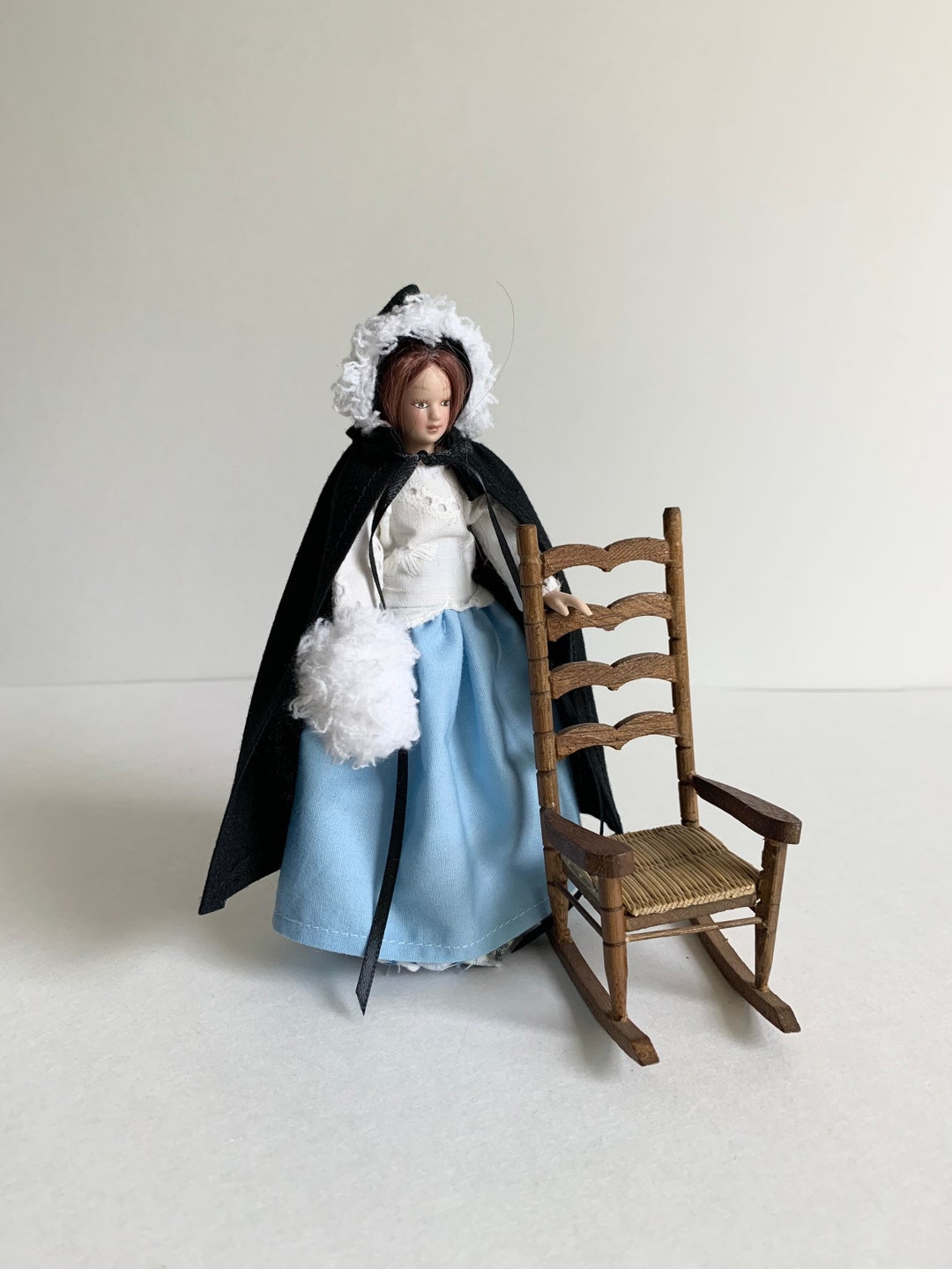 Miniature Doll Clothes 1/12 Scale for 6 Inch Doll Wearable 4 Piece Set ...