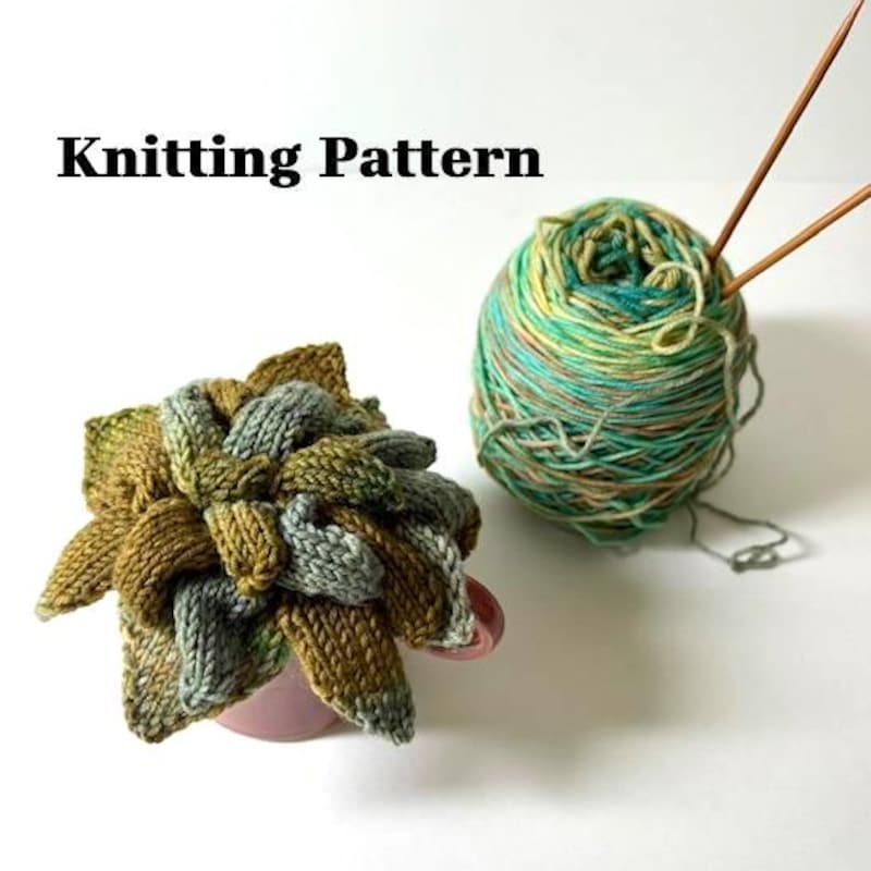 Knitted Succulents - Etsy