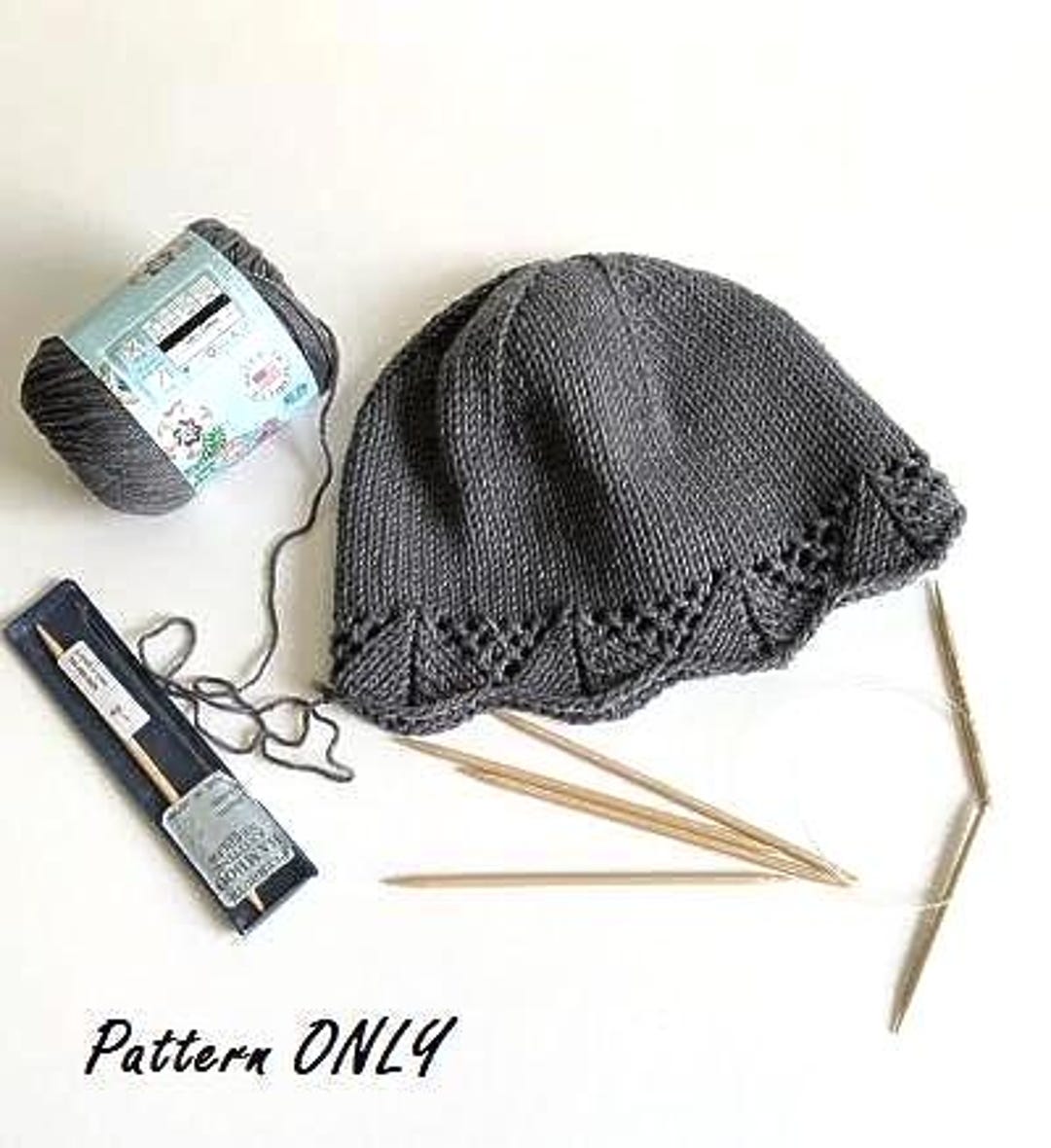 Knitting Pattern: Cotton Chemo Hat for Women (PDF Download, Beginner ...
