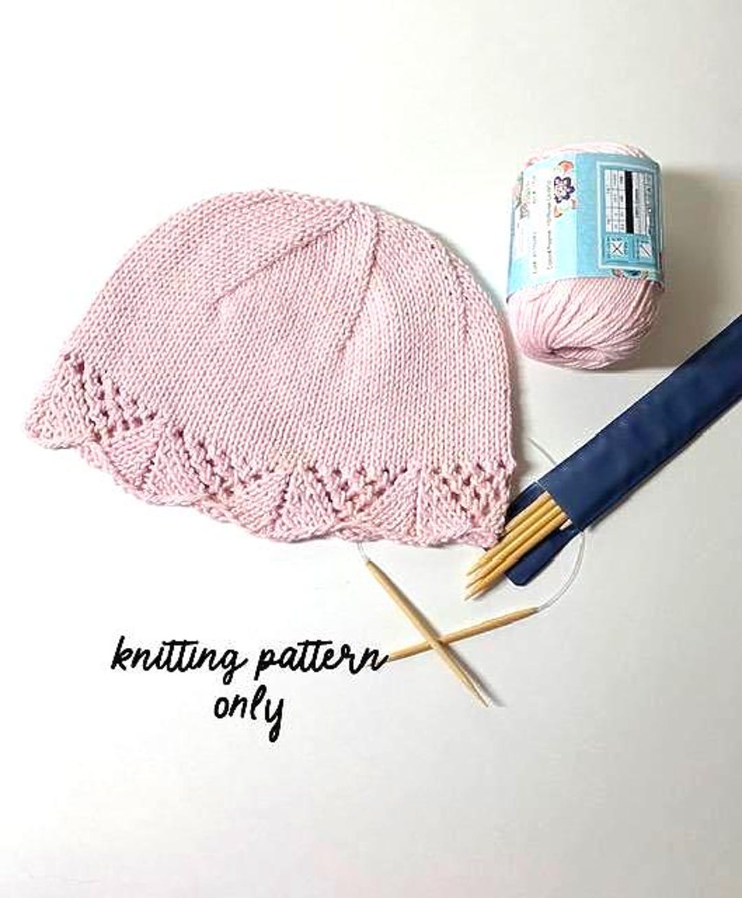Knitting Pattern: Cotton Chemo Hat for Women (PDF Download, Beginner ...