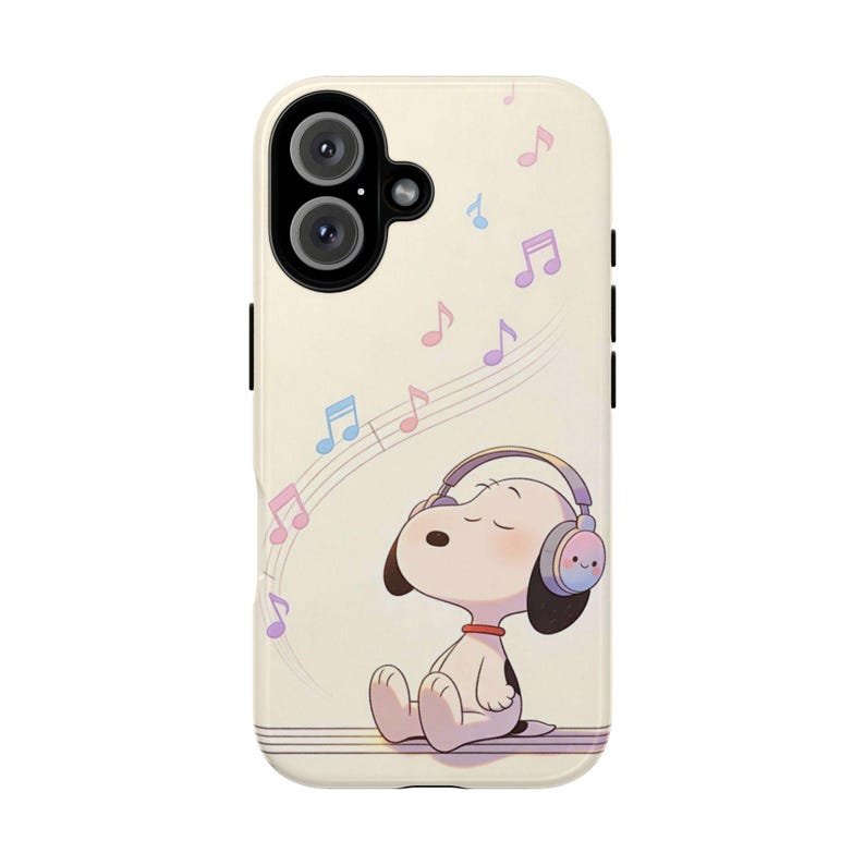 Snoopy iPhone Case, Pastel Peanuts Cartoon Cover - Etsy