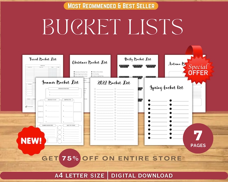 2027 MEGA Journal Bundle, Printable Journal Planner, Bullet Journal ...
