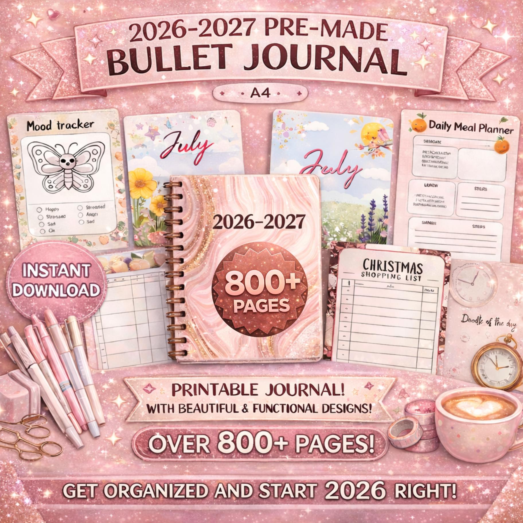 2026-2027 BIG Journal Bundle - PRINTABLE Journal Pages - Digital ...