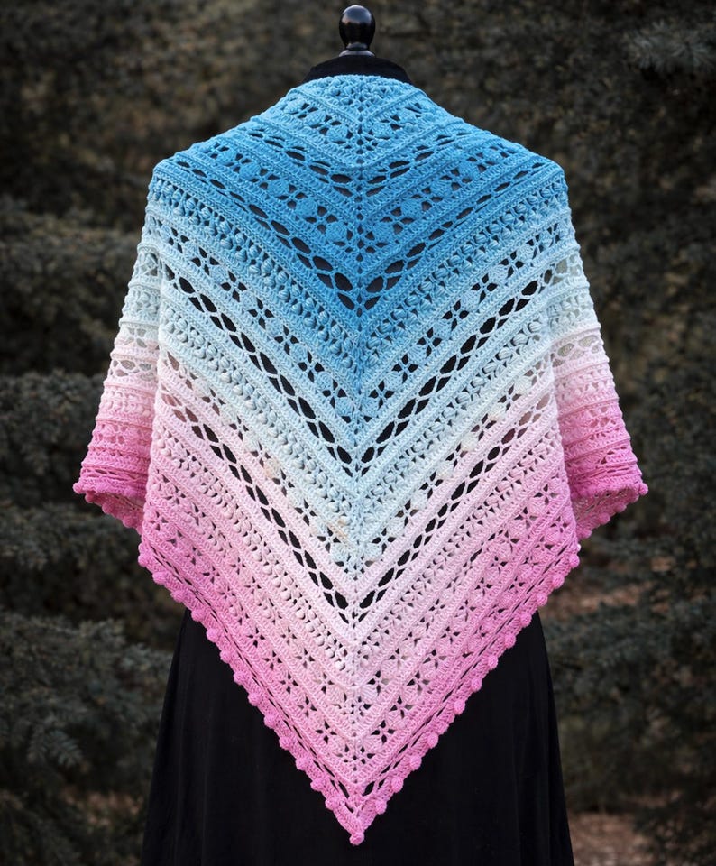 CROCHET PATTERN: the Malfy Shawl - Etsy Australia