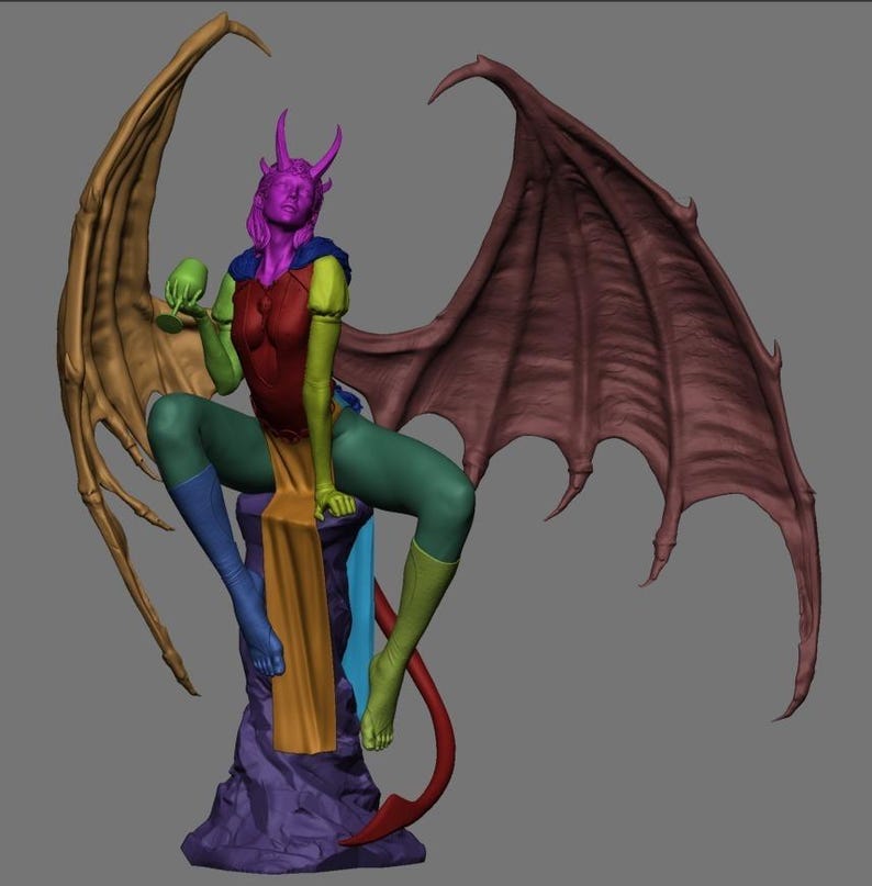 The Devil | Baldur's Gate 3 | Custom 12k High Resolution 3D Print ...