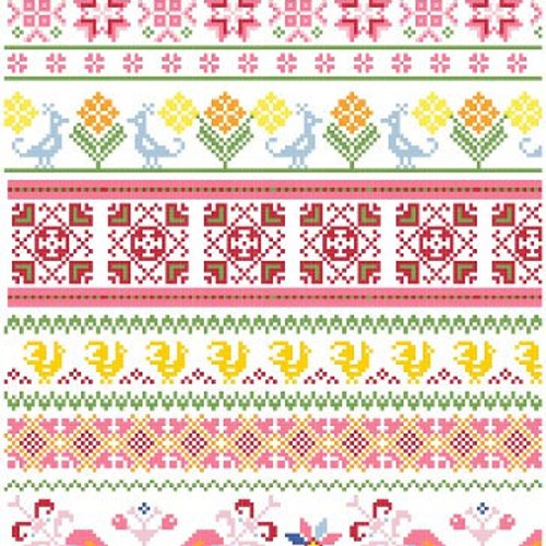 Baltic Folk Borders Cross Stitch Pattern PDF - Etsy