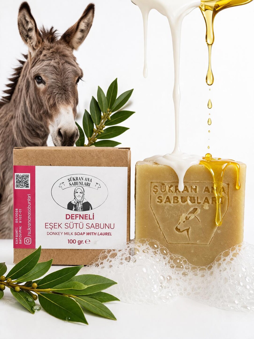 10 Pack Laurel Donkey Milk Soap Set, Purifying Nourishing Skincare ...