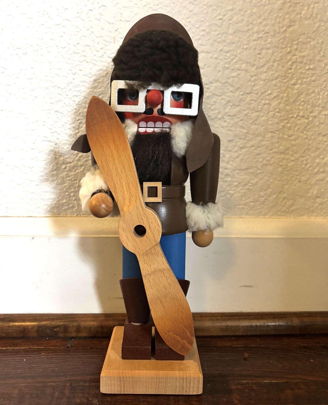 Vintage Holzkunst Christian Ulbricht Aviator Nutcracker - Etsy UK