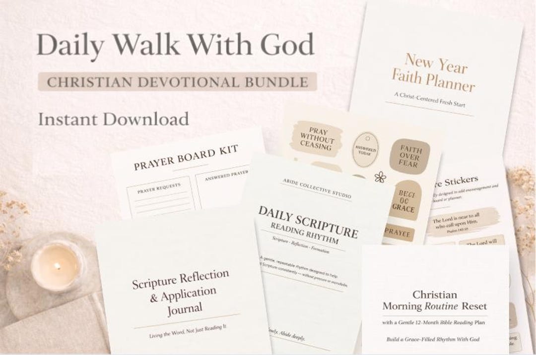 Daily Walk With God Mega Bundle - Etsy
