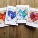 Love Heart Note Cards Set I - Etsy