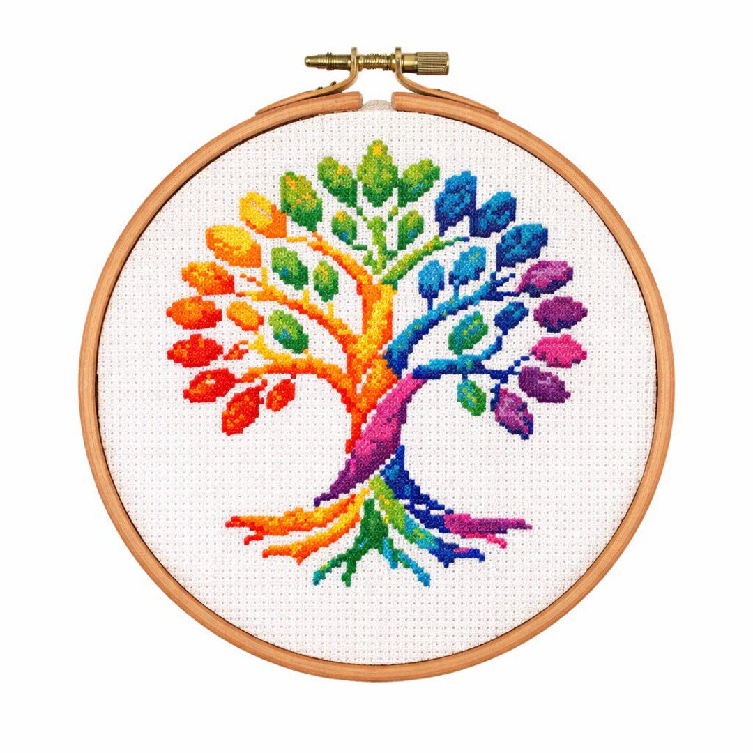 Tree of Life Cross Stitch Pattern 100x107 - Modern Needlework PDF ...