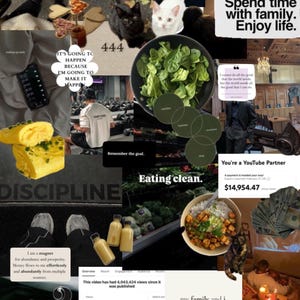 Personalized Vision Board Digital Custom Manifestation Board for Life ...