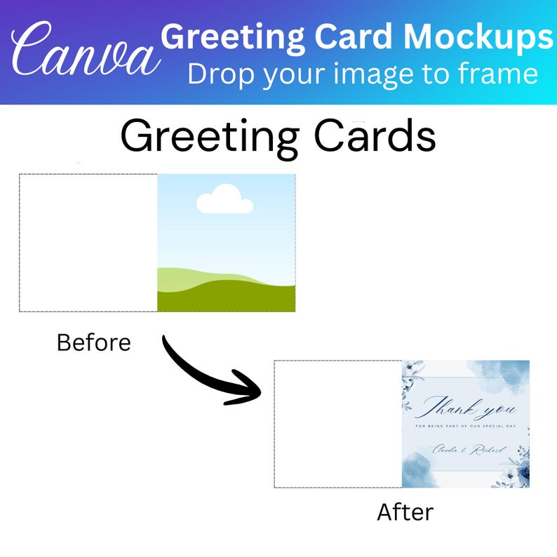 Editable Canva Greeting Card Template Bundle Printable DIY Cards for ...