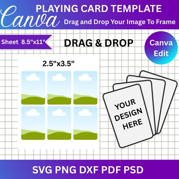 Playing Card Back Designs - Etsy