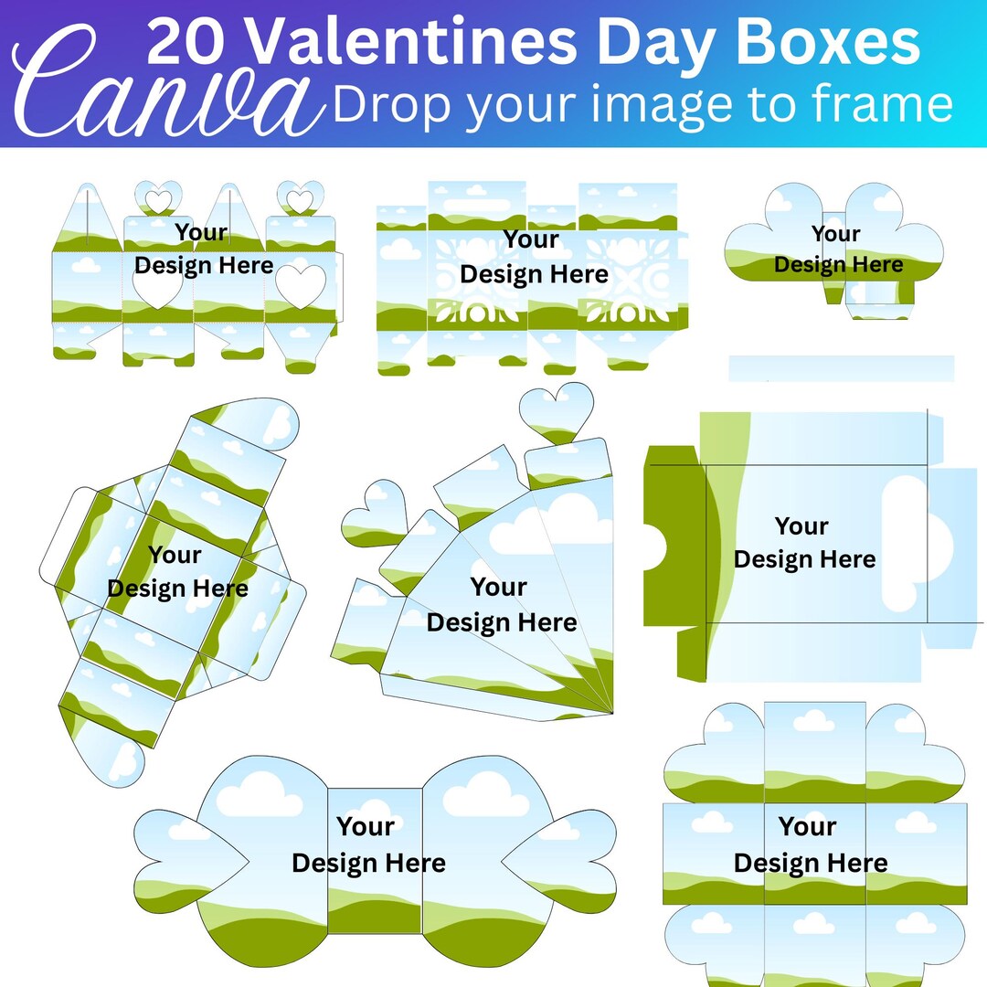 20 Valentine’s Day Box Mockup Bundle, Gift Box Mockups PSD PNG - Etsy
