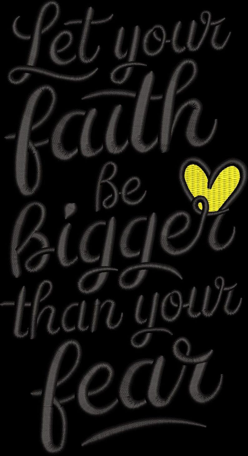 Stitch Digital Pro ® Inspirational Faith Embroidery Design, Christian ...