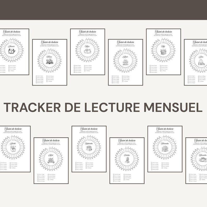 Printable Reading Journal – Complete Notebook to Track, Organize and ...