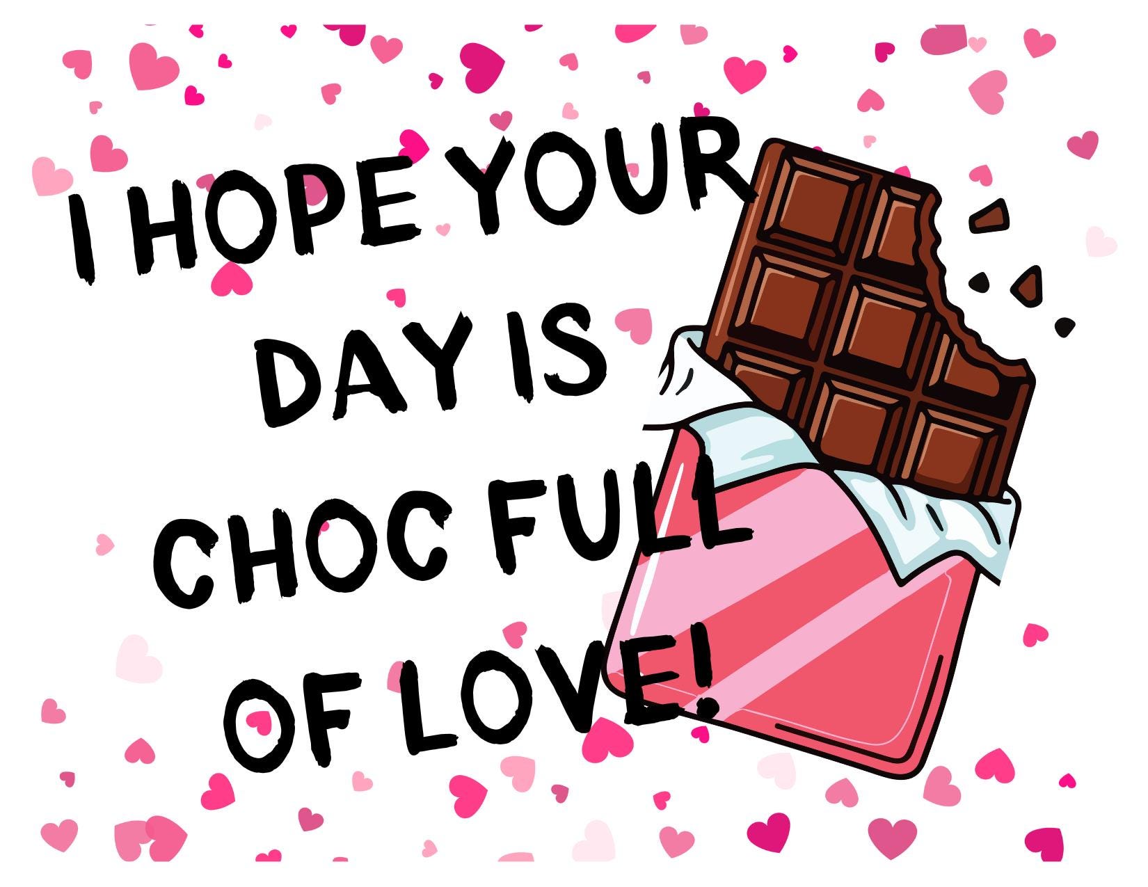 Foodie Valentine's Day Cards - Digital Download - Etsy
