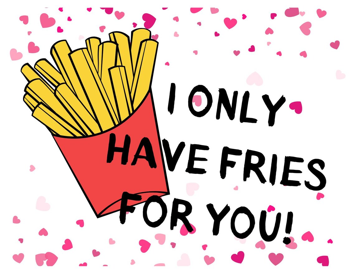 Foodie Valentine's Day Cards - Digital Download - Etsy