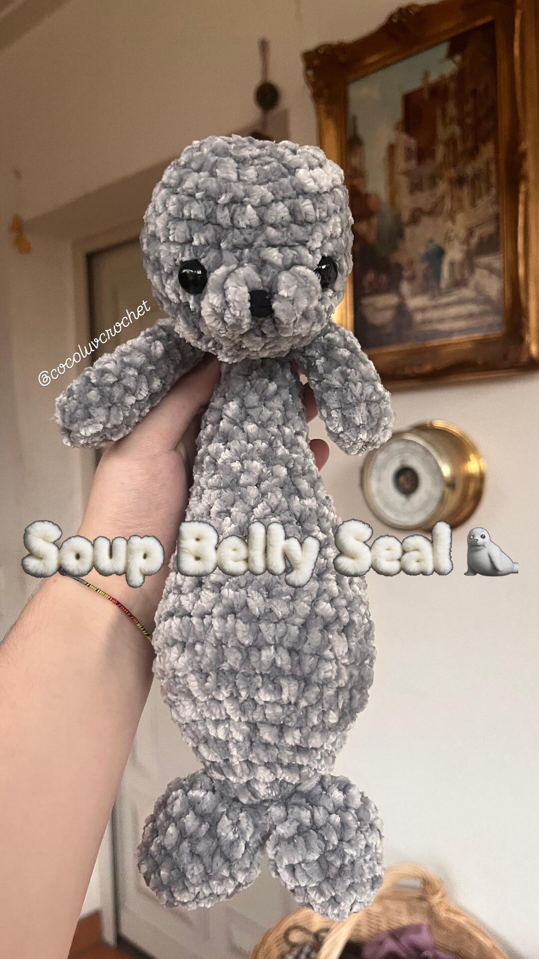Crochet Soup Belly Seal - Floppy Amigurumi - Etsy