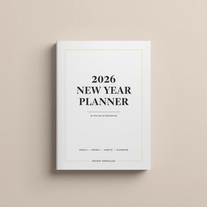 2026 New Year Reset Planner Bundle | Printable Planner | Goals Budget ...