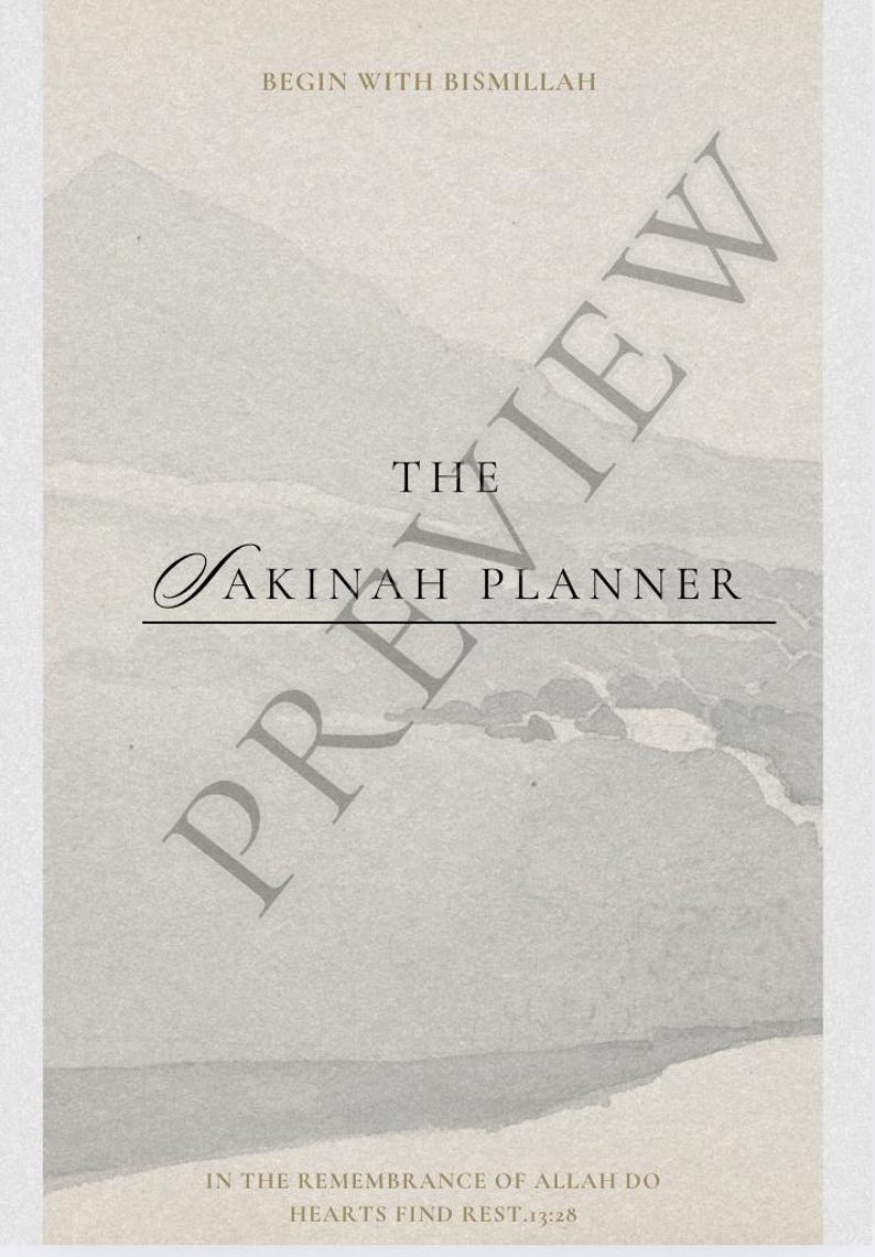 The Sakinah Journal | Islamic Daily Planner for iPad | Minimal Du’a ...