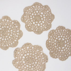 5.5 Cream Doilies DIY Vintage Wedding Bohemian | Etsy