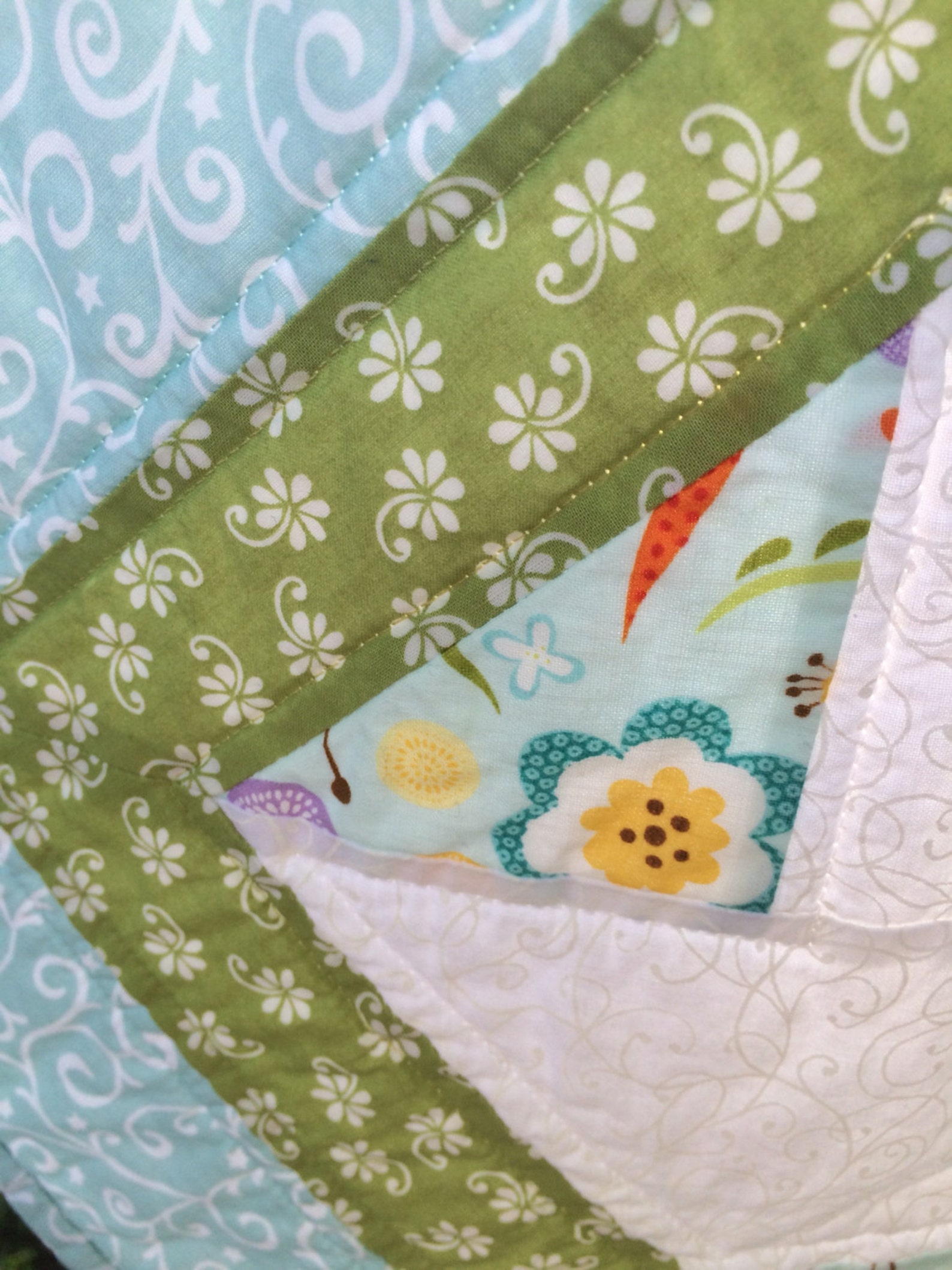 Red Aqua Modern Pinwheel Quilt Homemade Quilt Modern - Etsy