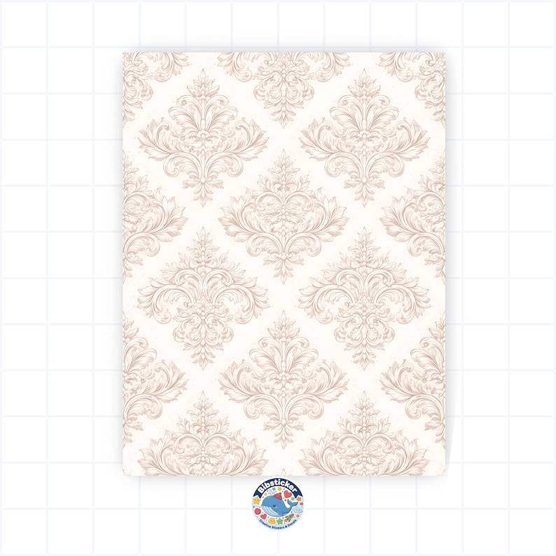 Victorian Dollhouse Wallpaper | Printable 1:12 Scale Miniature ...