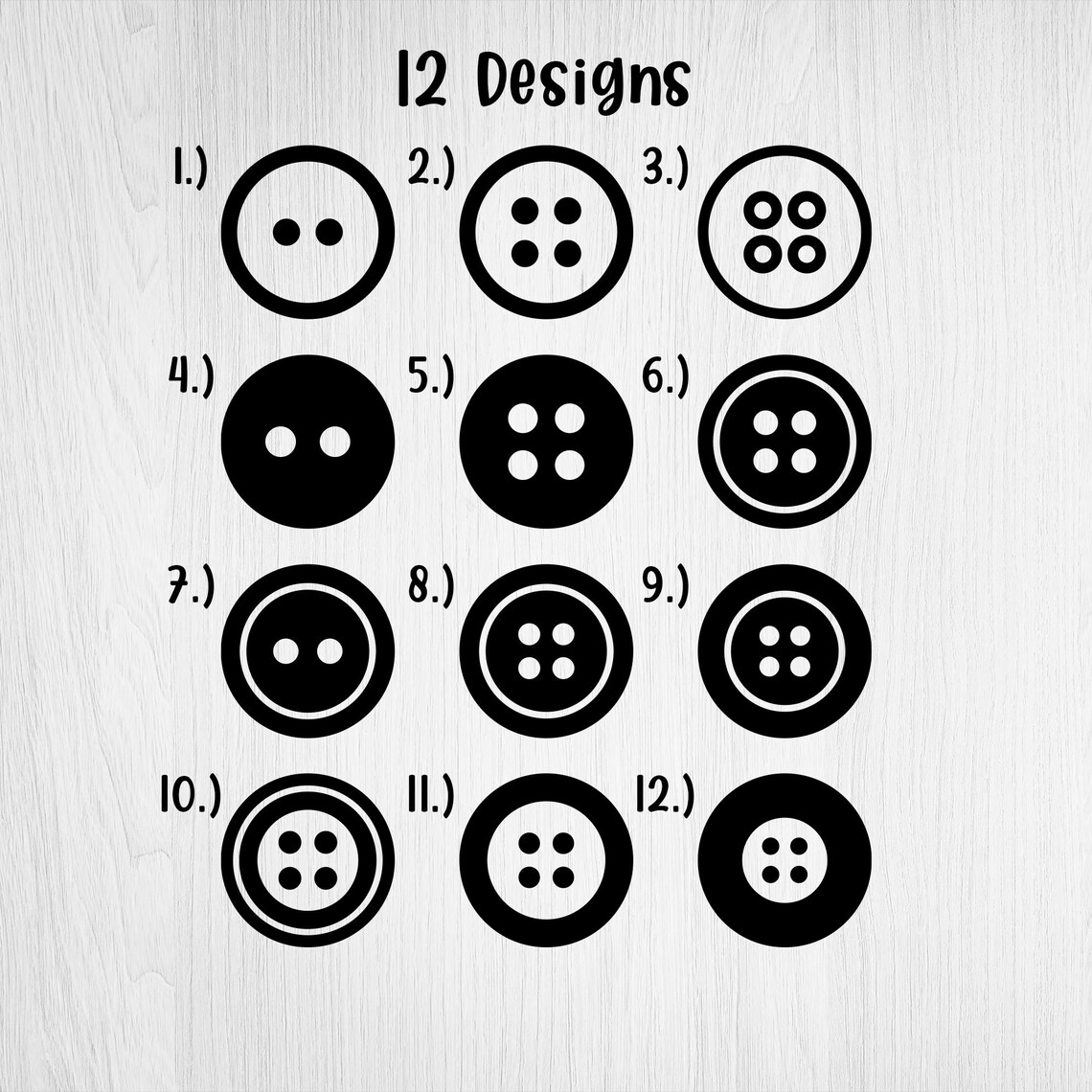 Sewing Button SVG, Button Vector Files, Sewing Button Png, Dxf, Eps ...
