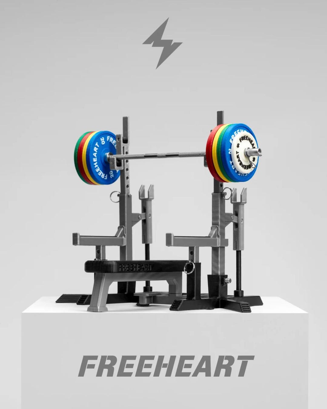 Mini Competition Bench Press Rack Set | Adjustable Barbell Display ...