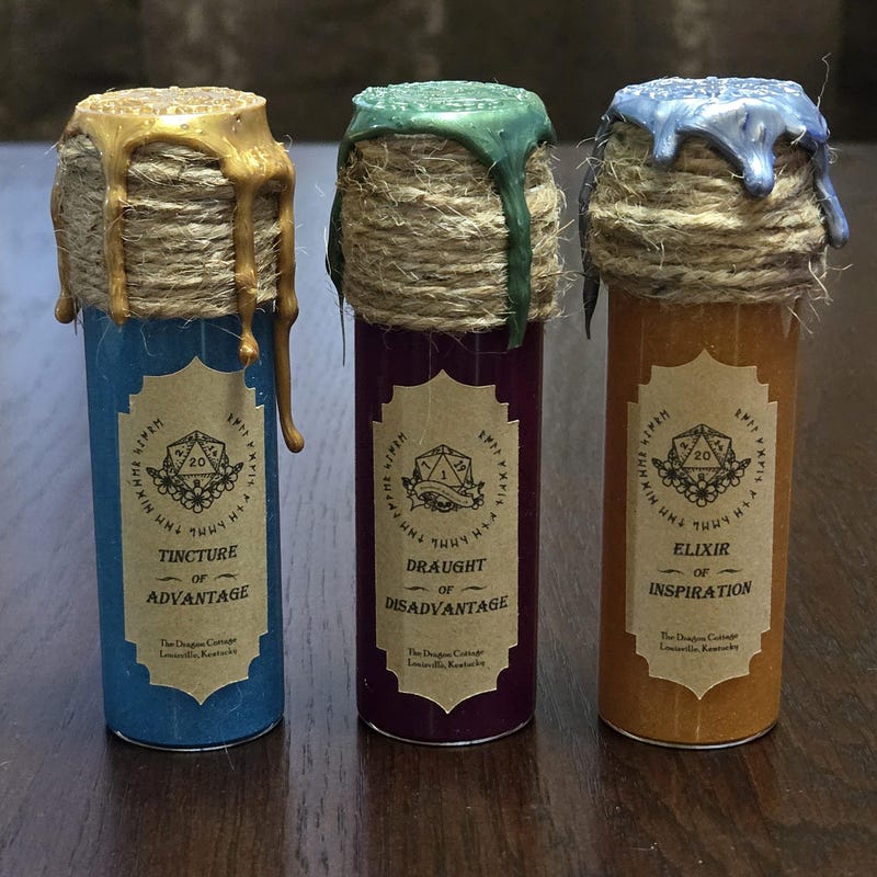 D20 Potion Bottle Roller - Etsy
