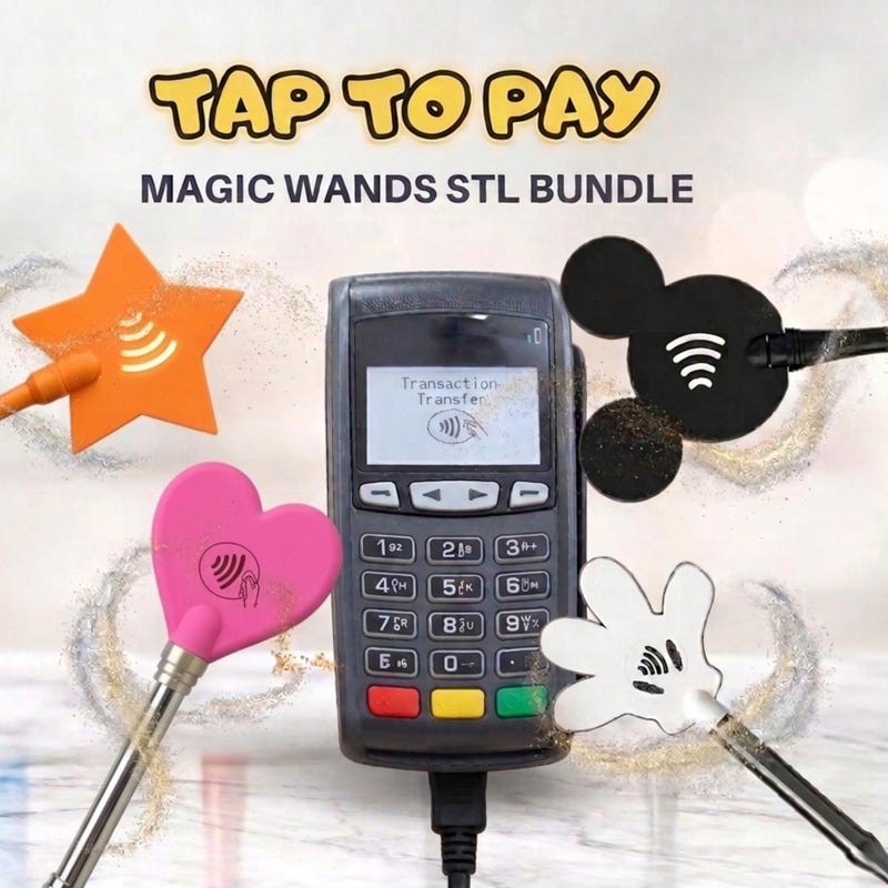 3d Credit Card Wand - Etsy