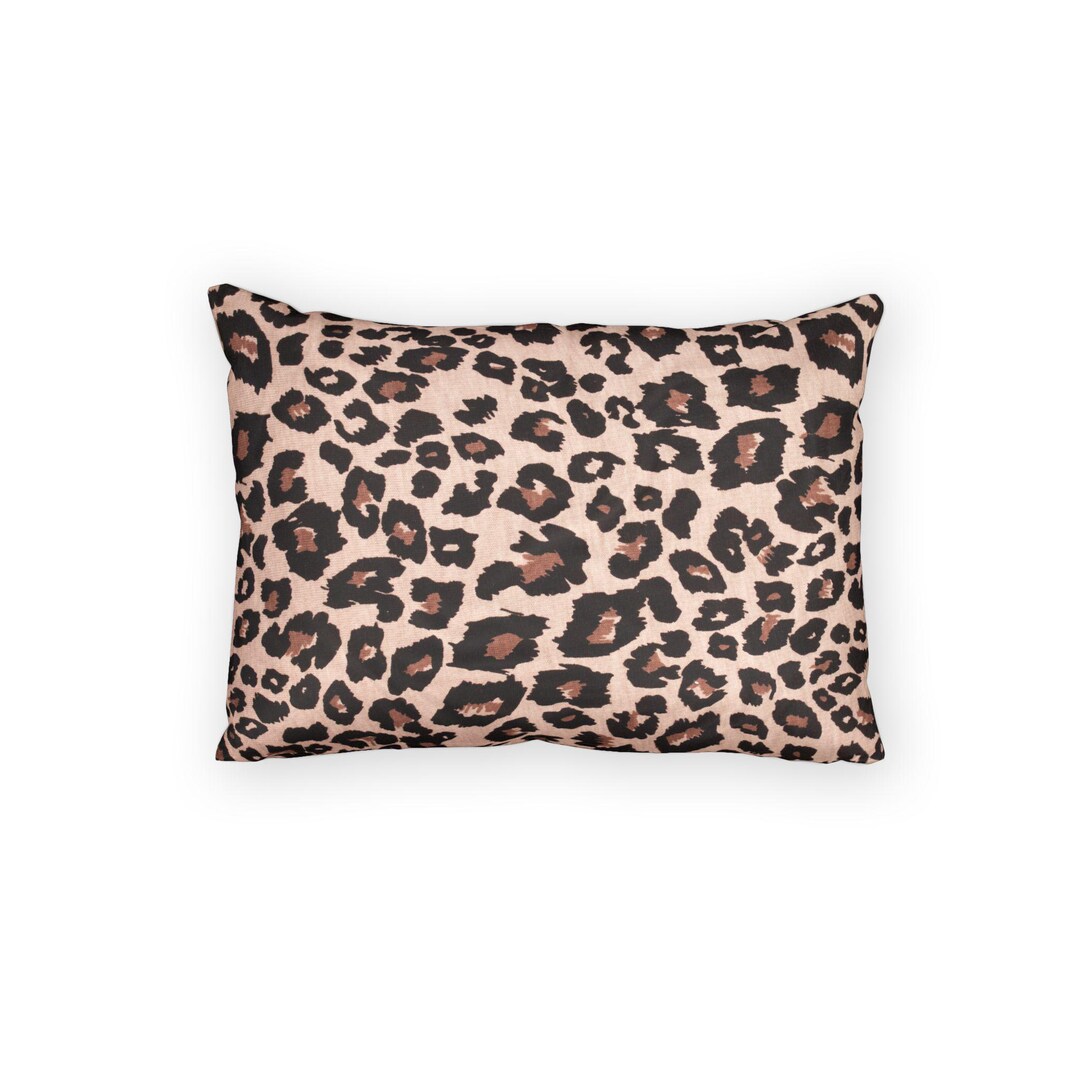 Leopard Print Pillow Sham | Animal Print Decorative Pillowcase - Etsy