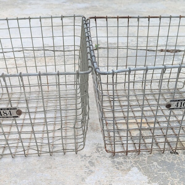 Rustic Wire Basket - Etsy