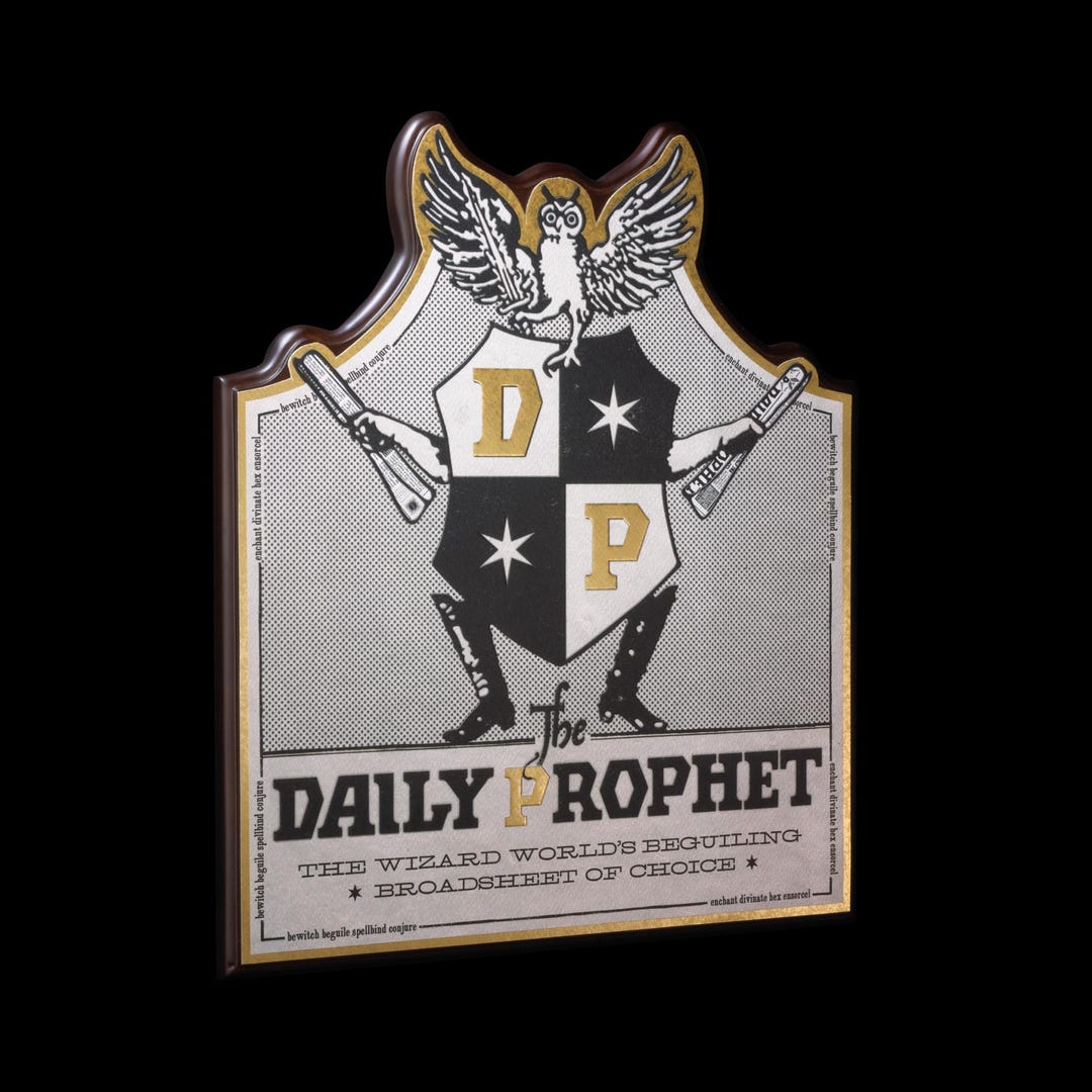 Daily Prophet Wall Plaque - Etsy