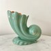 Vintage Ceramic Seafoam Seashell Planter Vase / Weil Ware Made in ...