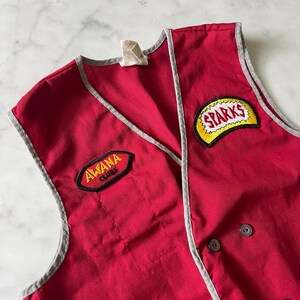 Vintage 80s Kid's Awana Clubs Burgundy Vest With Patches / 5 6 7 ...